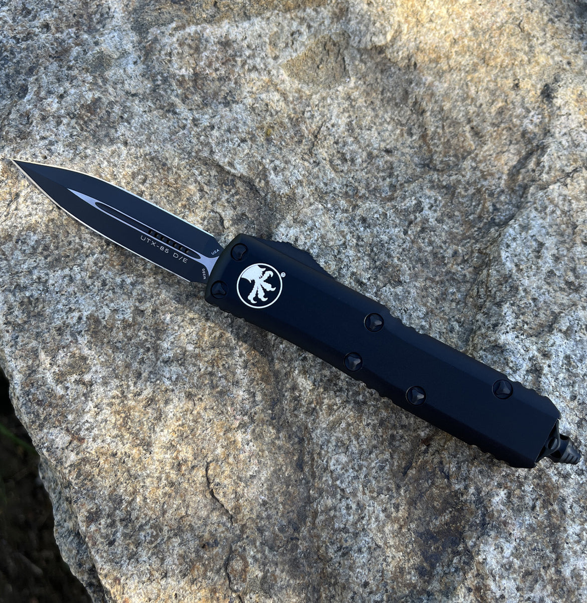 Microtech UTX-85 Double Edge 232-1T OTF Pocket Knife — Adept Knives