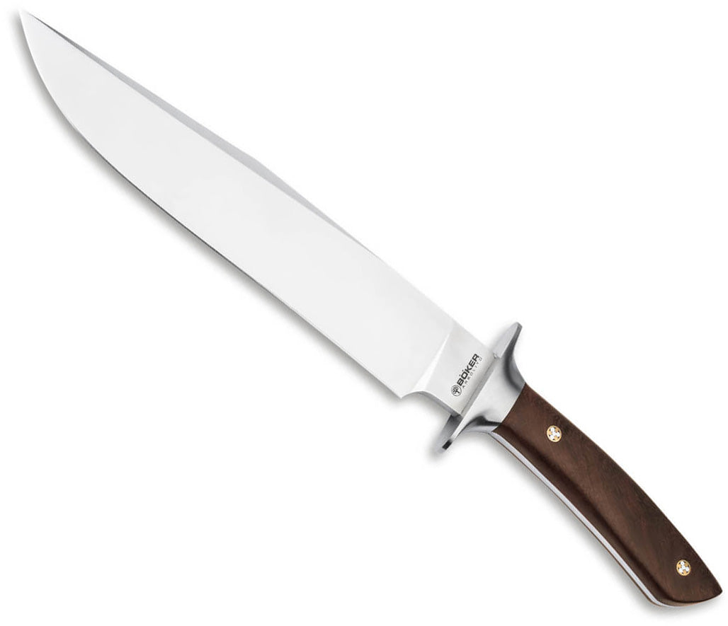 Boker Toro GX 02BA595GX (ACX390, Clip Point, Satin, Wood) Fixed Blade ...