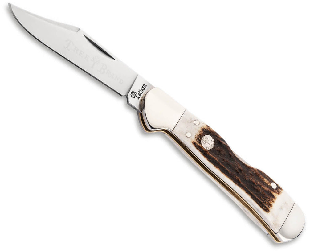 Boker TS 2.0 Copperhead Backlog 110872 (D2, Bowie, Satin, Bone, Brown ...