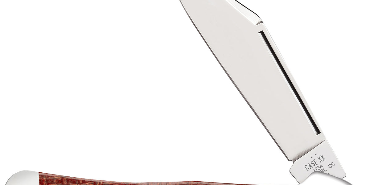 Case XX 12275 Copperlock (Burlap Micarta, 1095, Clip Point, Mirror Pol ...