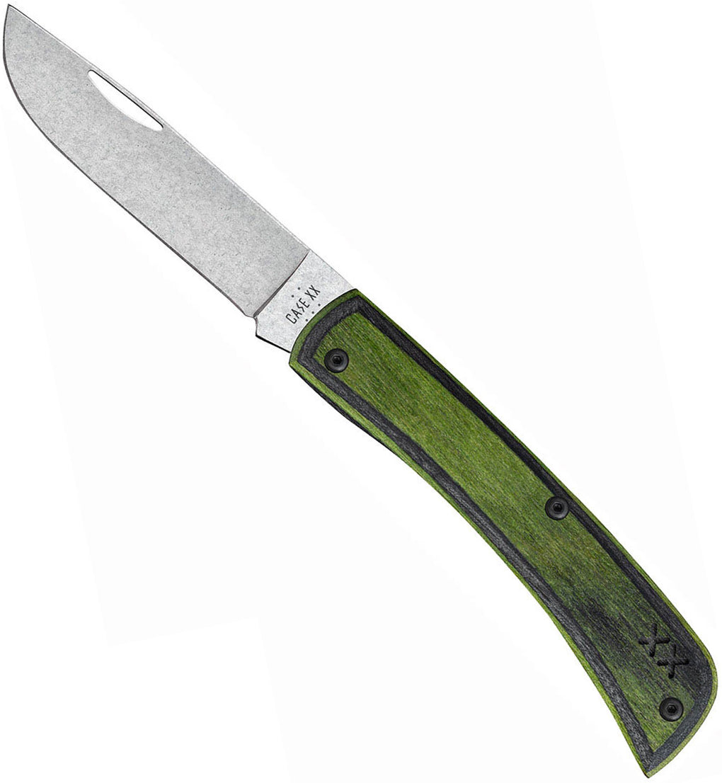 Case XX Crossroads Sod Buster Jr (S35VN, Drop Point, Stonewashed, Lami ...