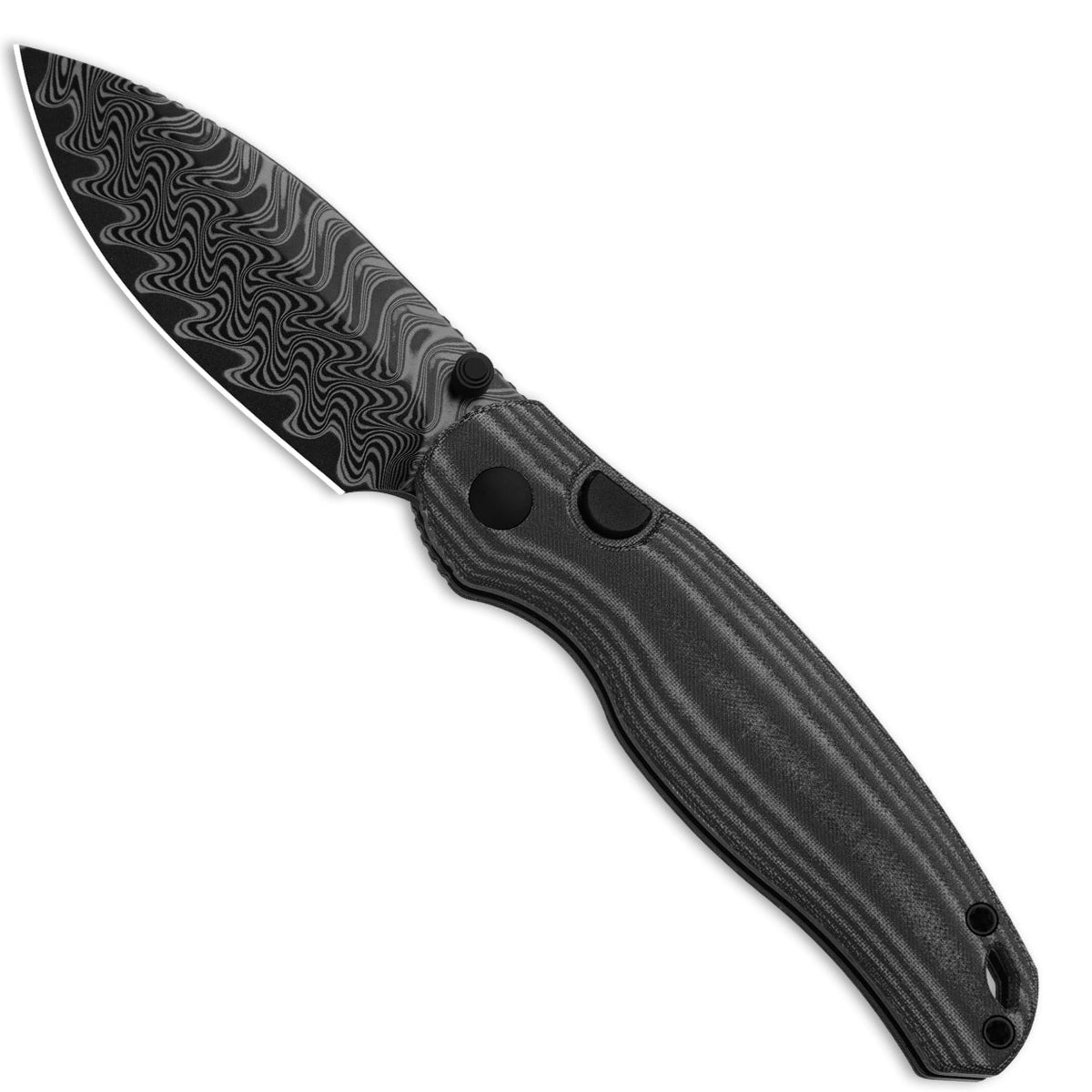 Kizer V3781BDA3 Phoca BD (Damascus, Drop Point, Acid-Washed, Norplex U ...