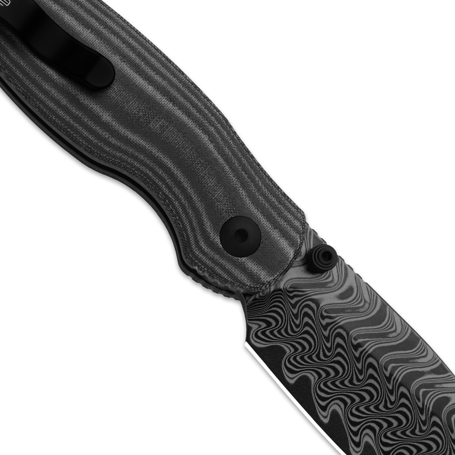 Kizer V3781BDA3 Phoca BD (Damascus, Drop Point, Acid-Washed, Norplex U ...