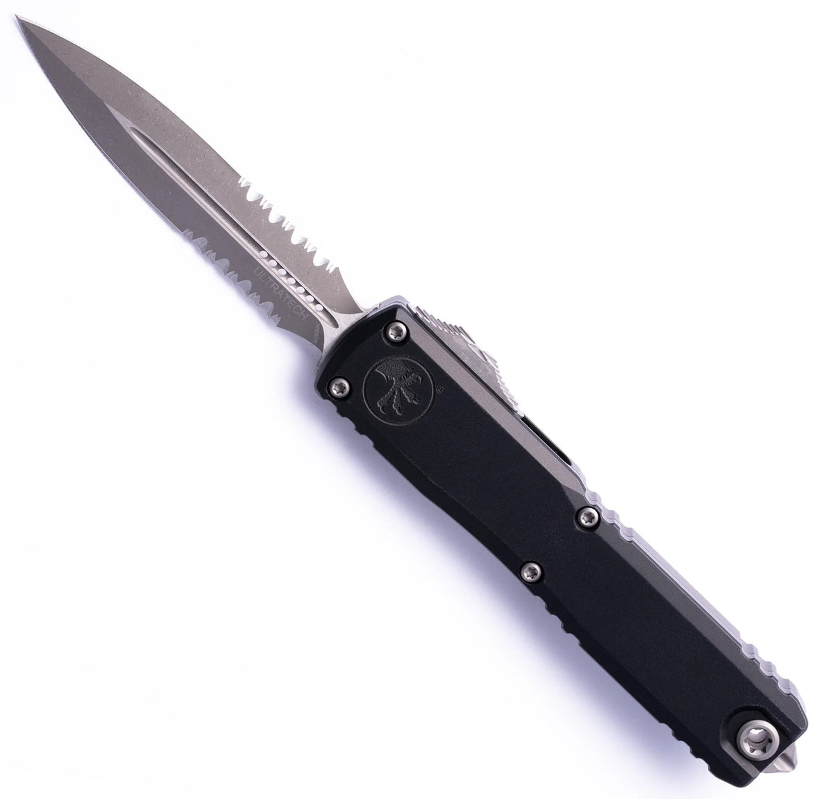 Microtech 1122-11AP Ultratech GEN III ZBP (M390MK, Dagger, Stonewashed ...