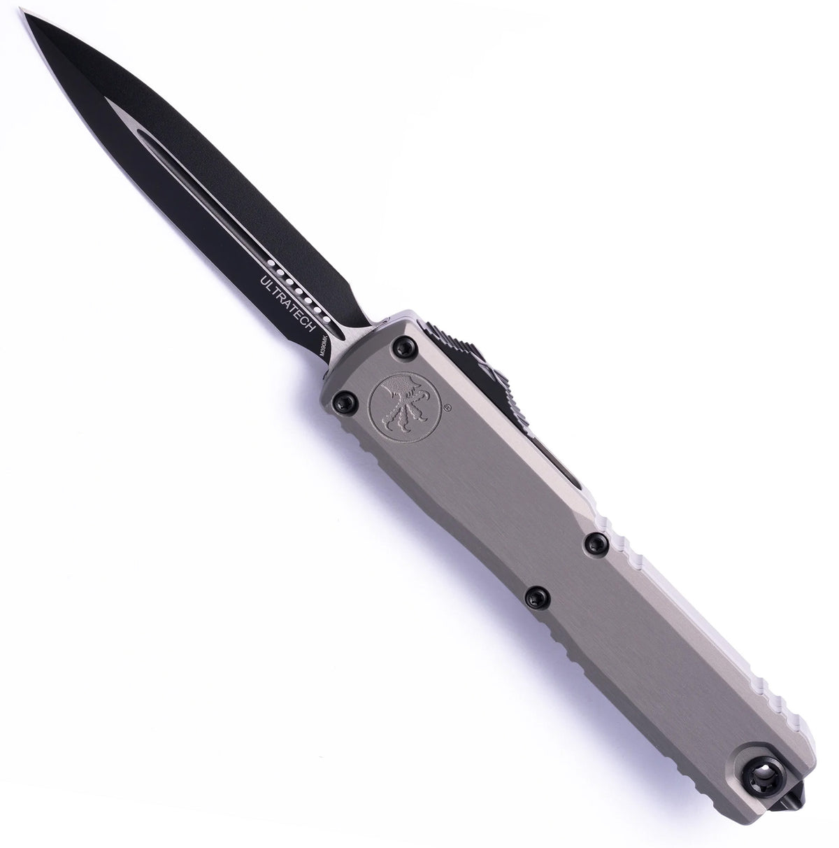 Microtech 1122-1NC Ultratech GEN III ZBP (M390MK, Black, Dagger, Alumi ...