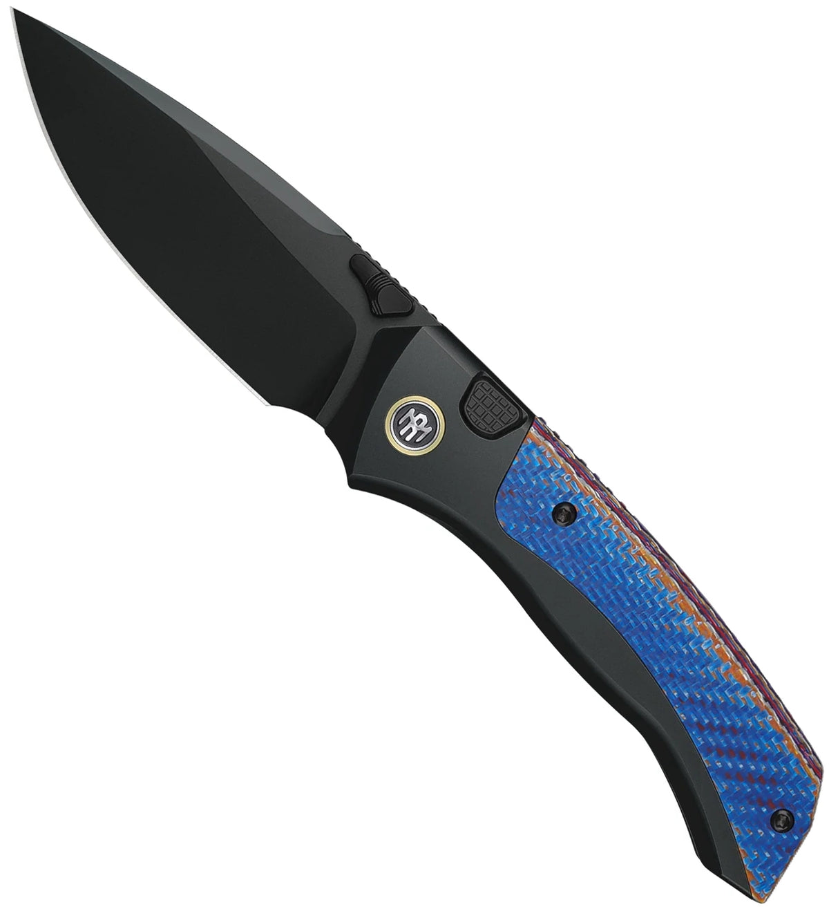 Remette RTWS-BC RT-Steed (M390, Drop Point, DLC, Titanium/Carbon Fiber ...