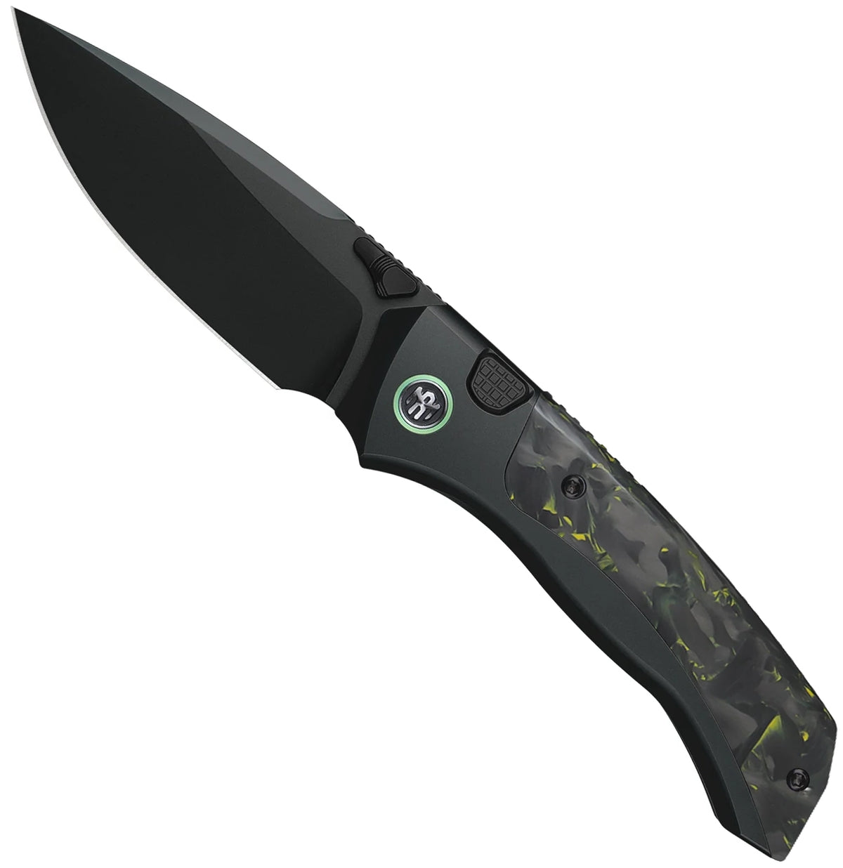 Remette RTWS-BH RT-Steed (M390, Drop Point, DLC, Titanium/Carbon Fiber ...