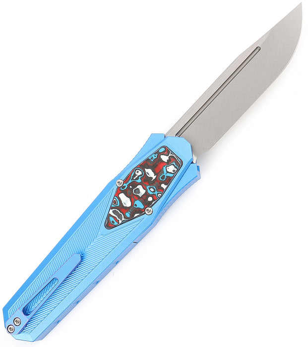 Remette ZL103D6 RT-Swordfish (S35VN, Drop Point, Stonewashed, Aluminum ...